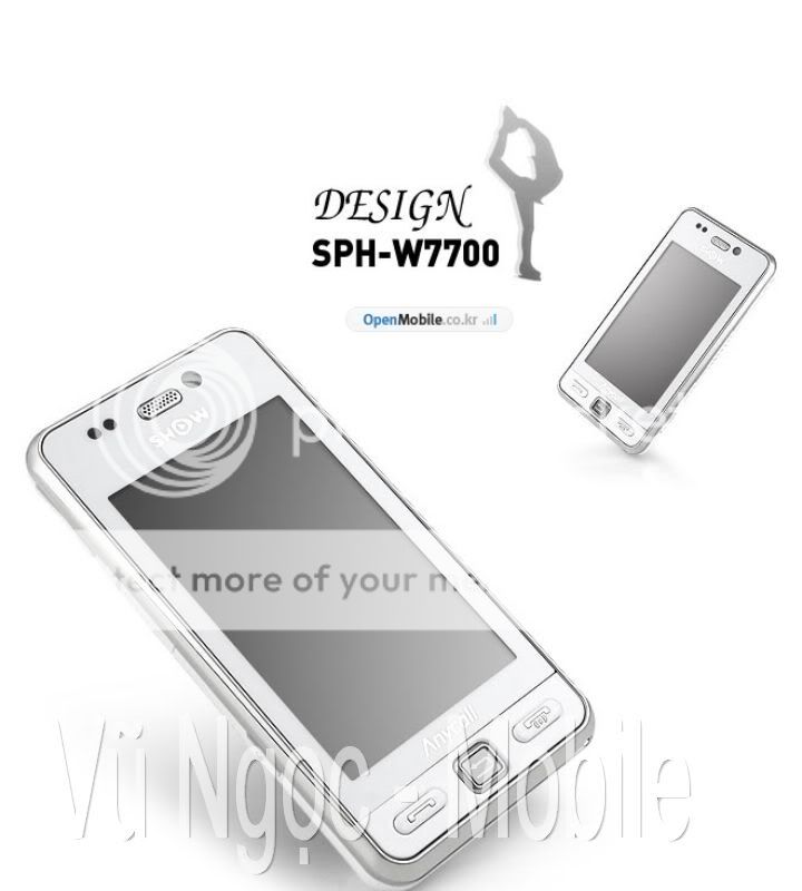 Unlock Samsung Anycall SPH-W7700,Giải mã SPH-W7700,Mở mạng SPH-W7700 Show (Không dùng sim ghép ...